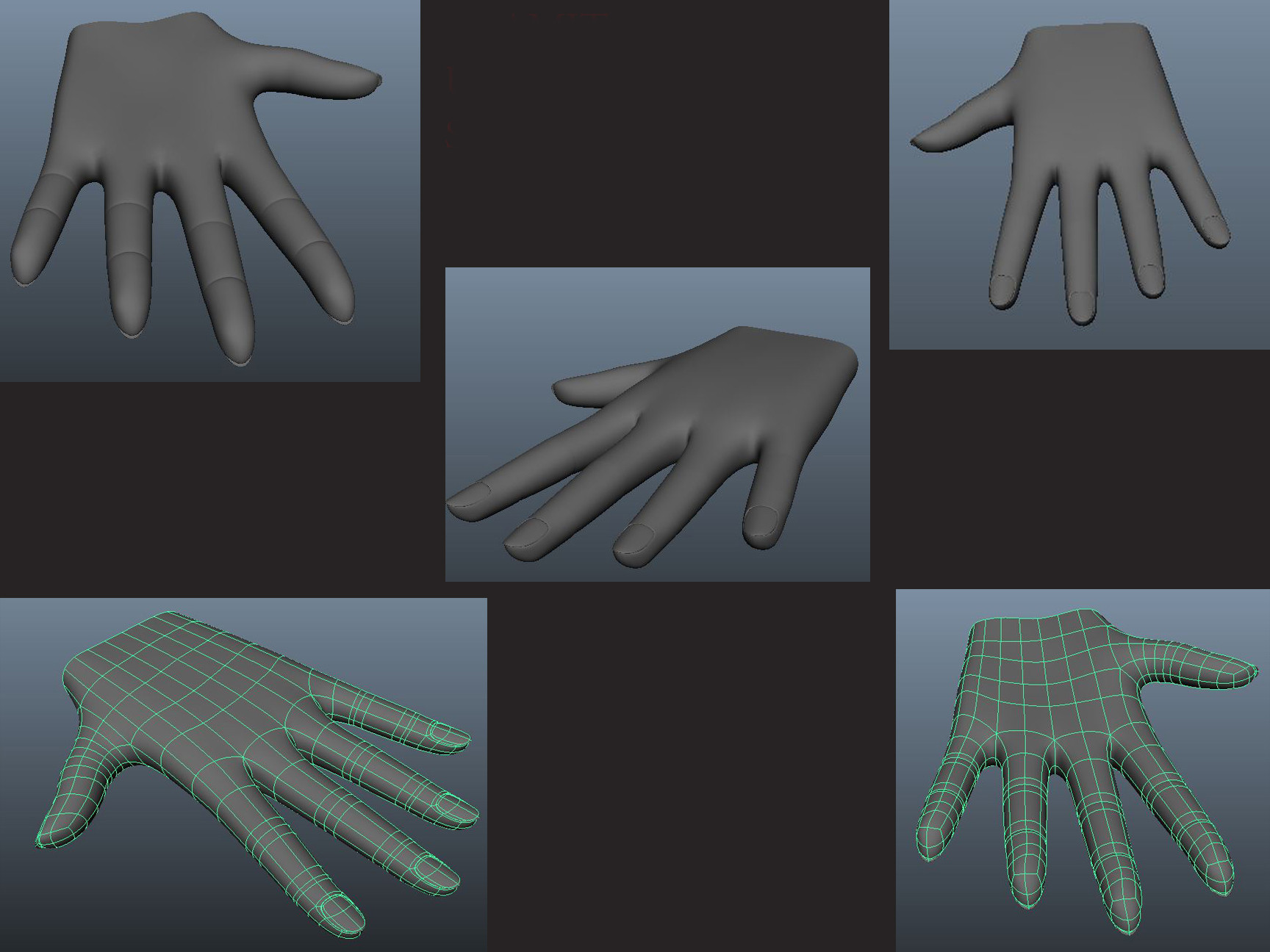 ArtStation - 3D hand modelling