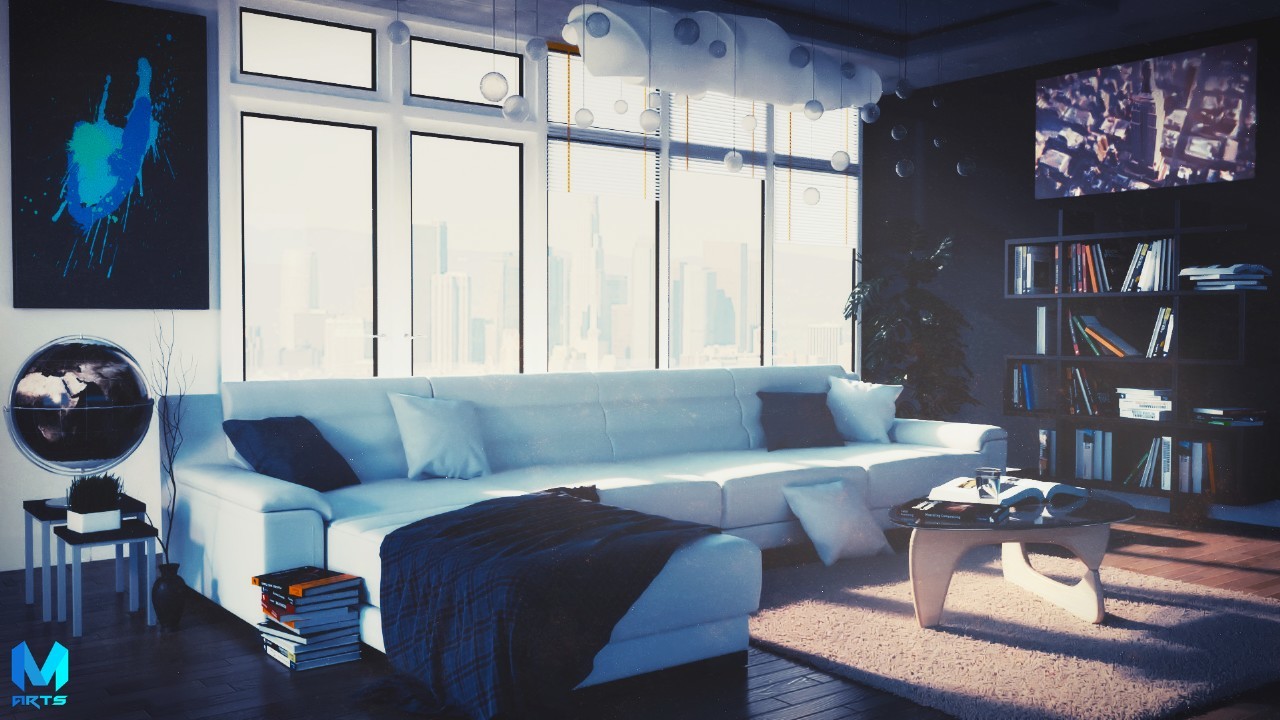 ArtStation - Lounge Room