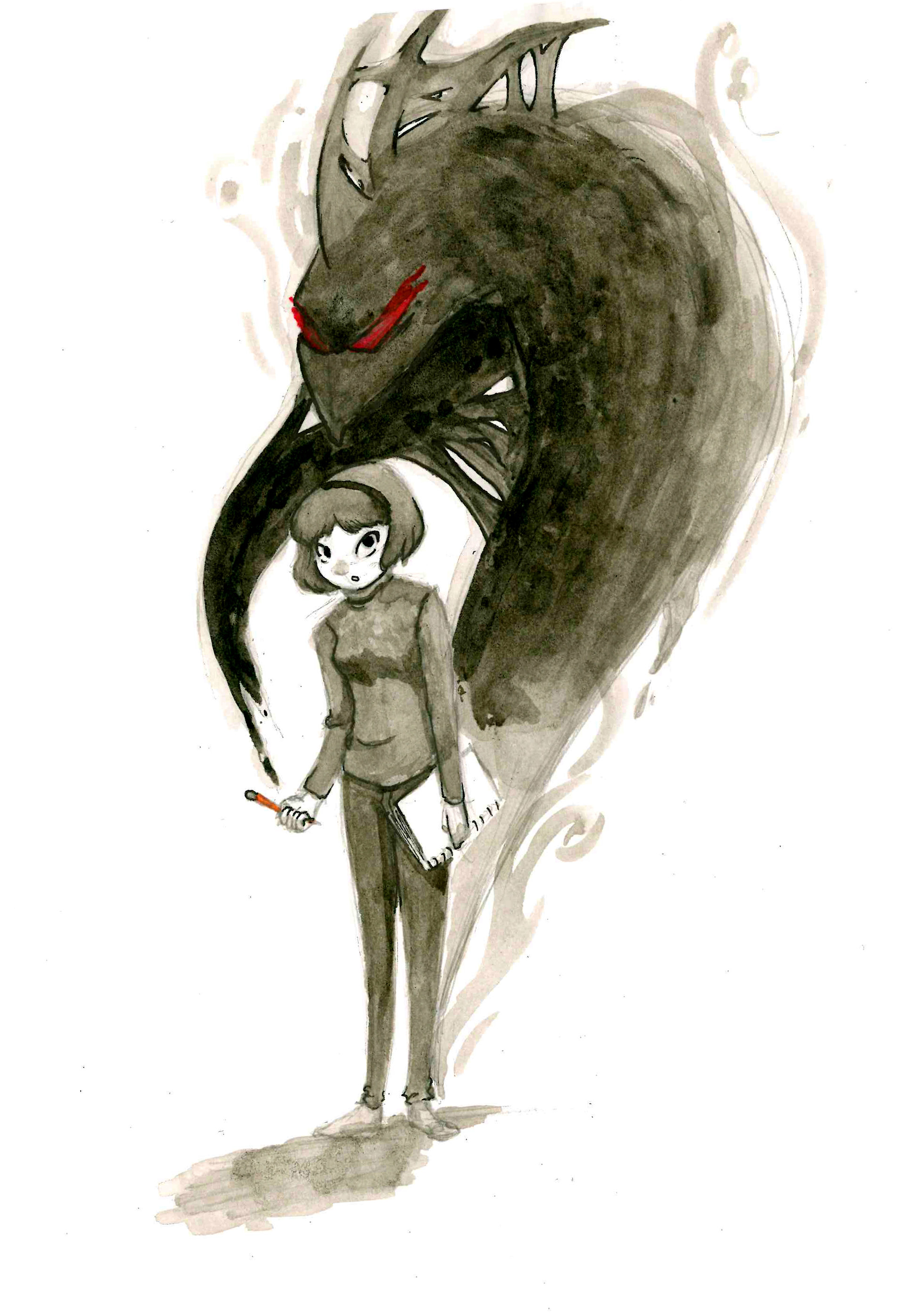 how to draw someones shadow