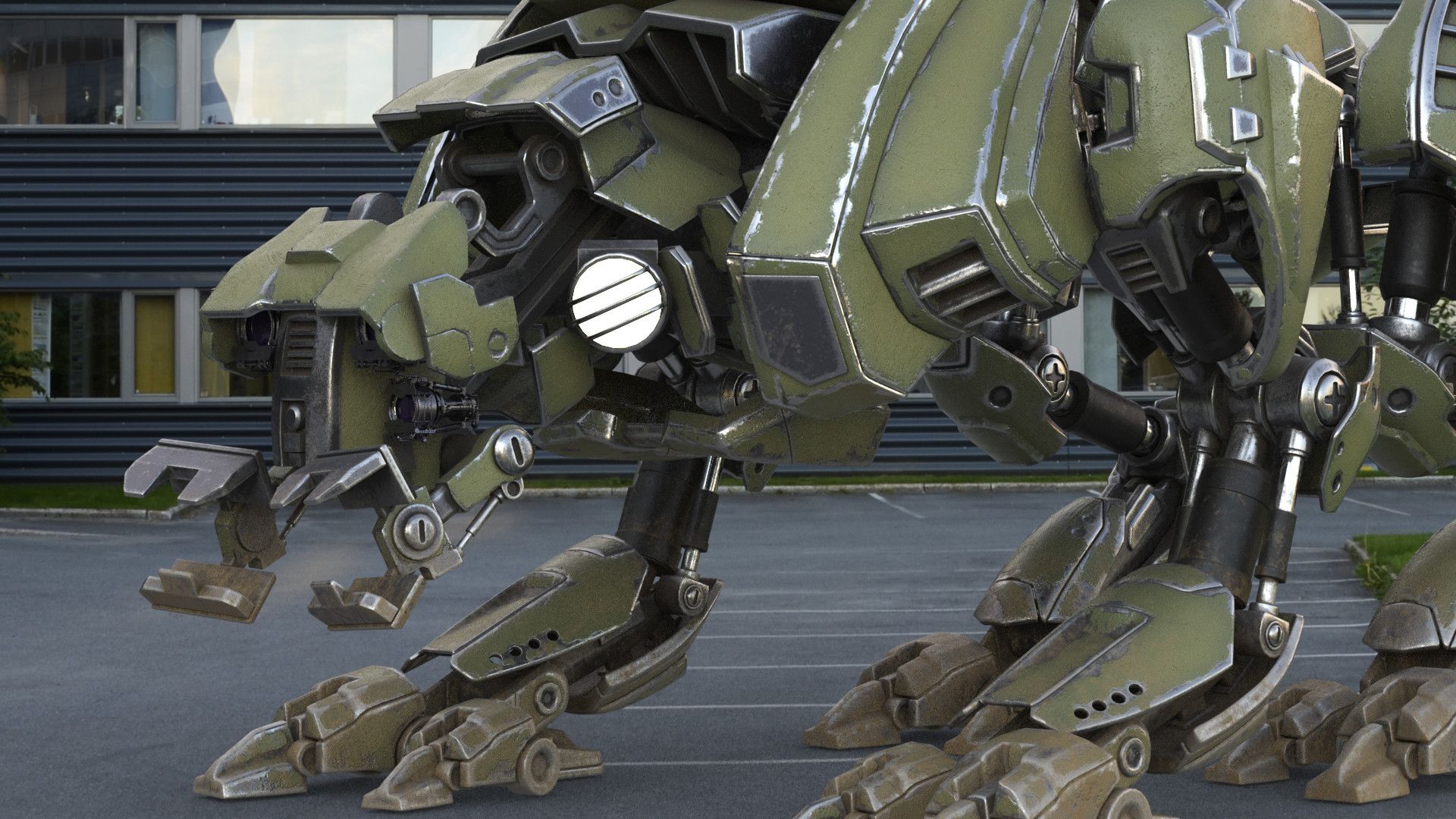 Yuri Snitko - Quadbot texturing