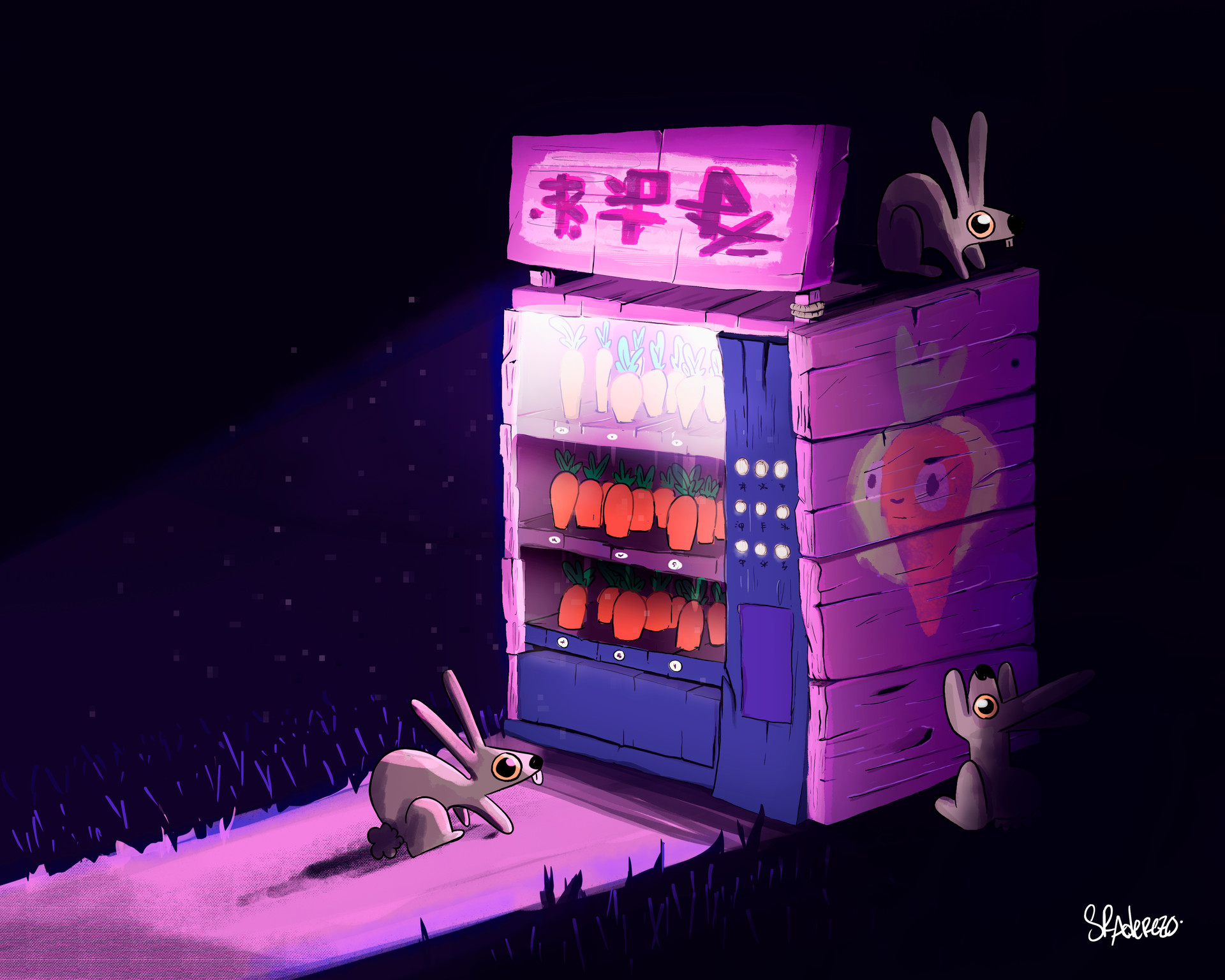 ArtStation - VENDING CARROT MACHINE