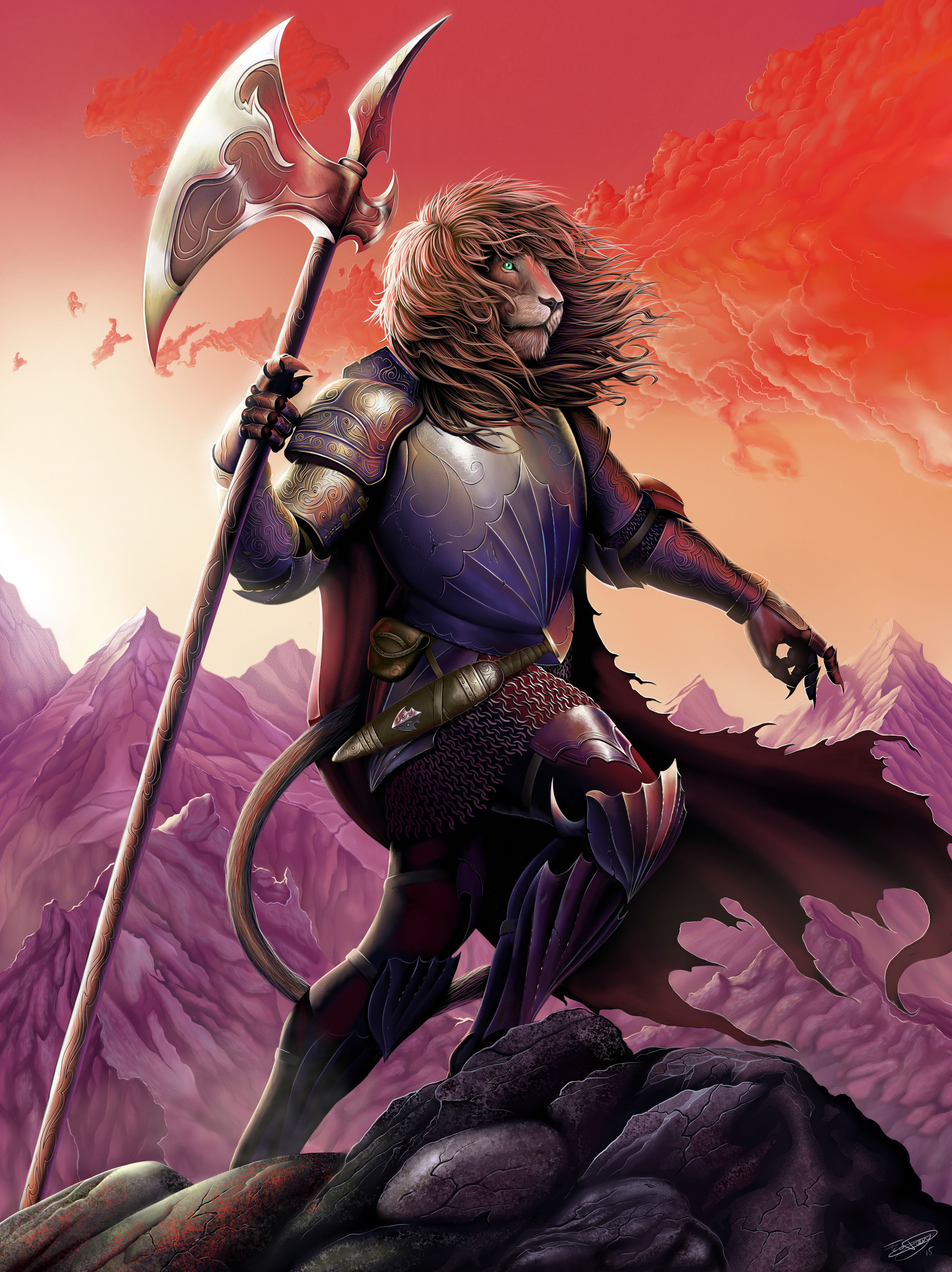 ArtStation - Lion Knight