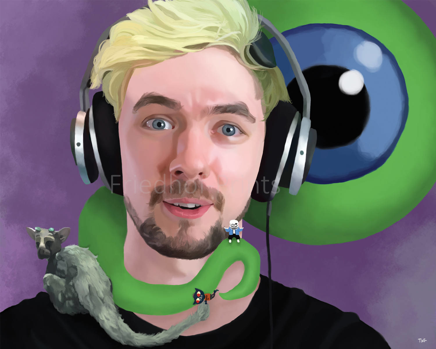 how to draw jacksepticeye logo