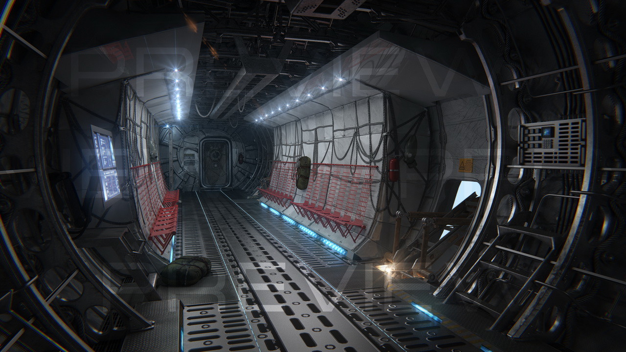 Vova Brown - Cargo Ship Interior