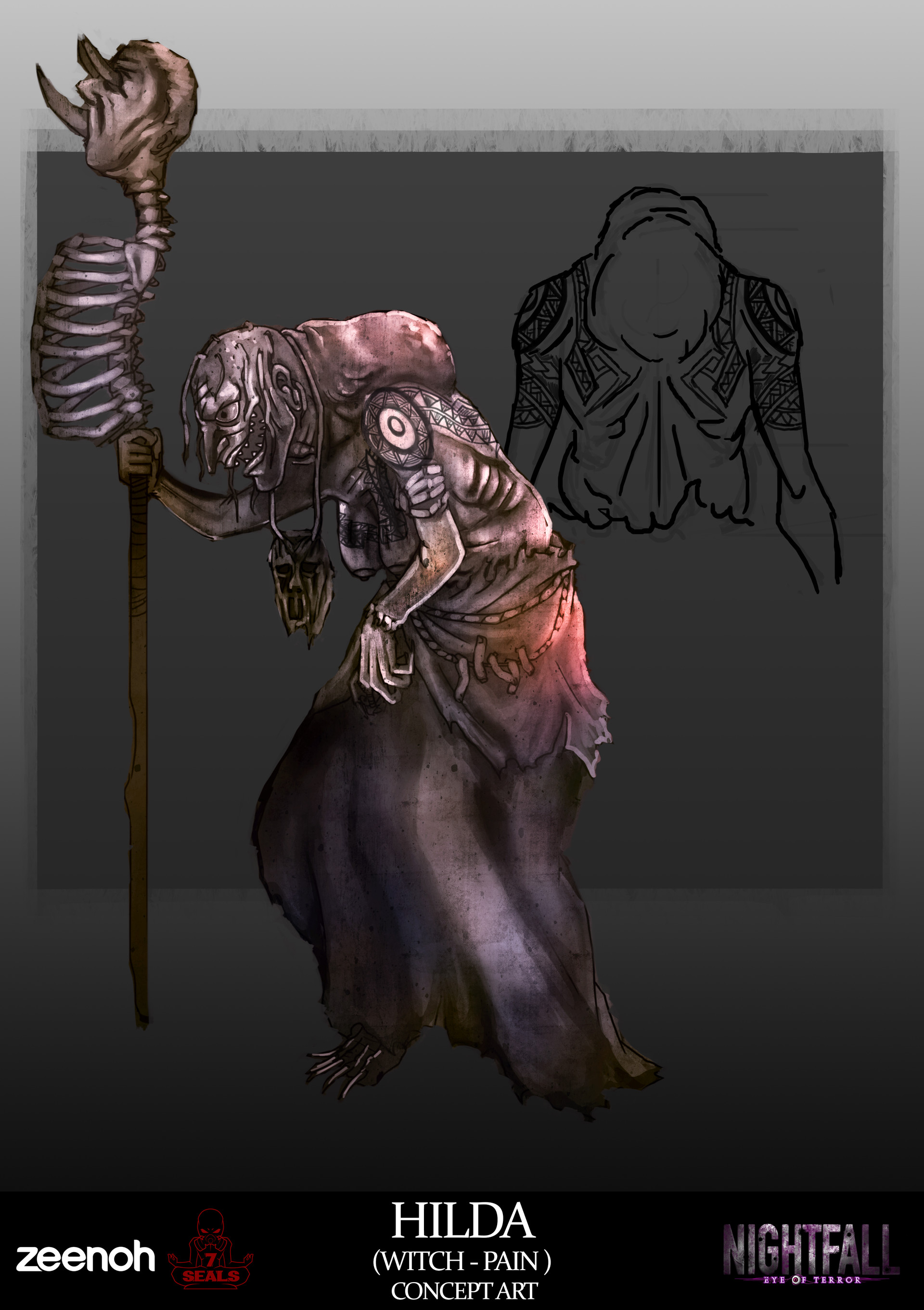 ArtStation - Nightfall: Eye of Terror Witch Character