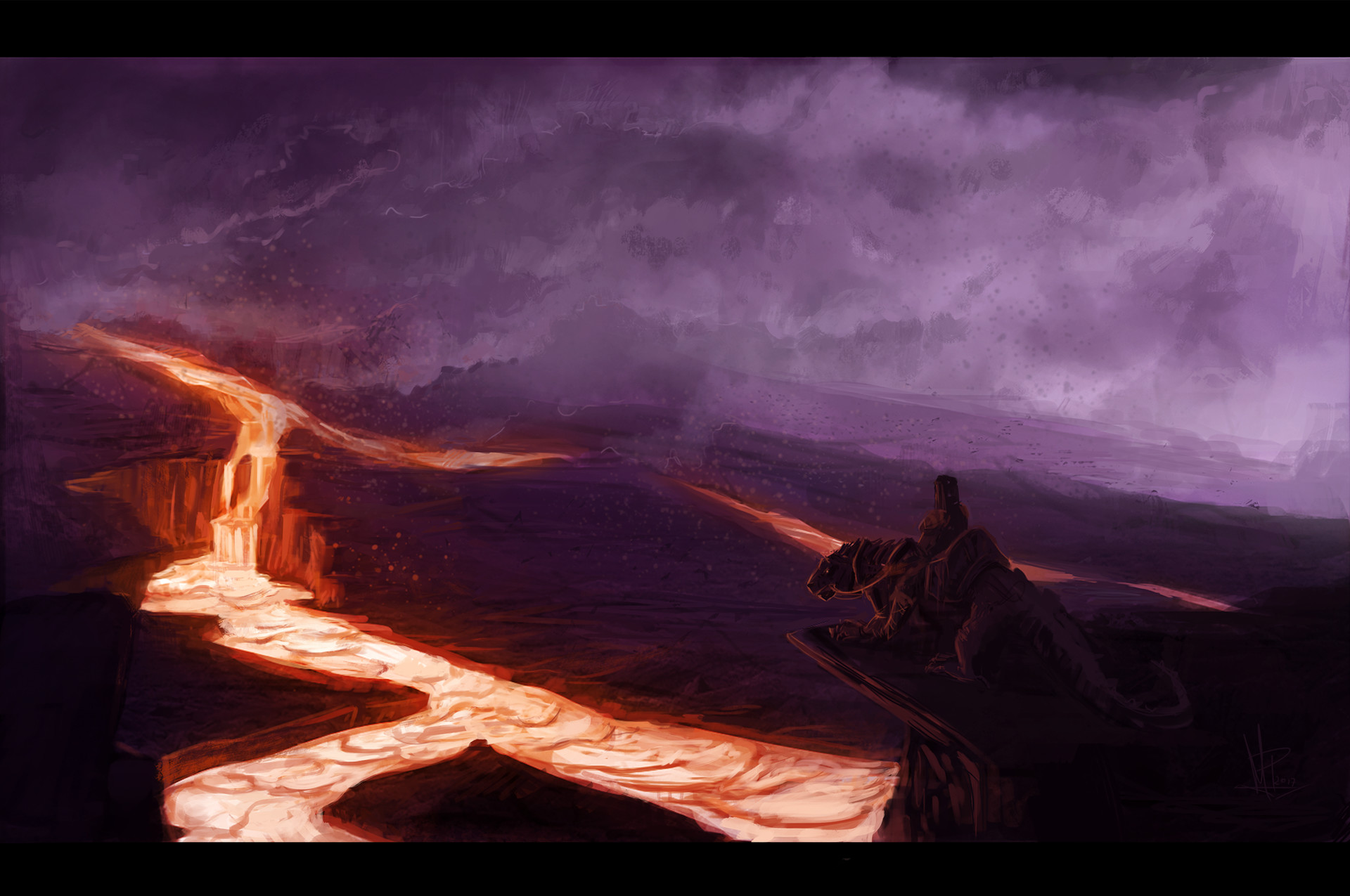 ArtStation - Magma River