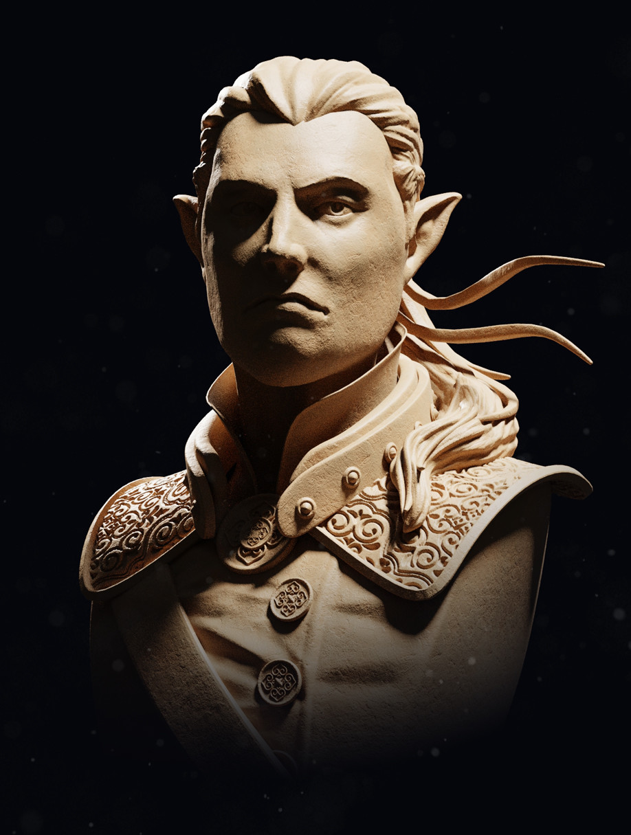 ArtStation - Elf Bust