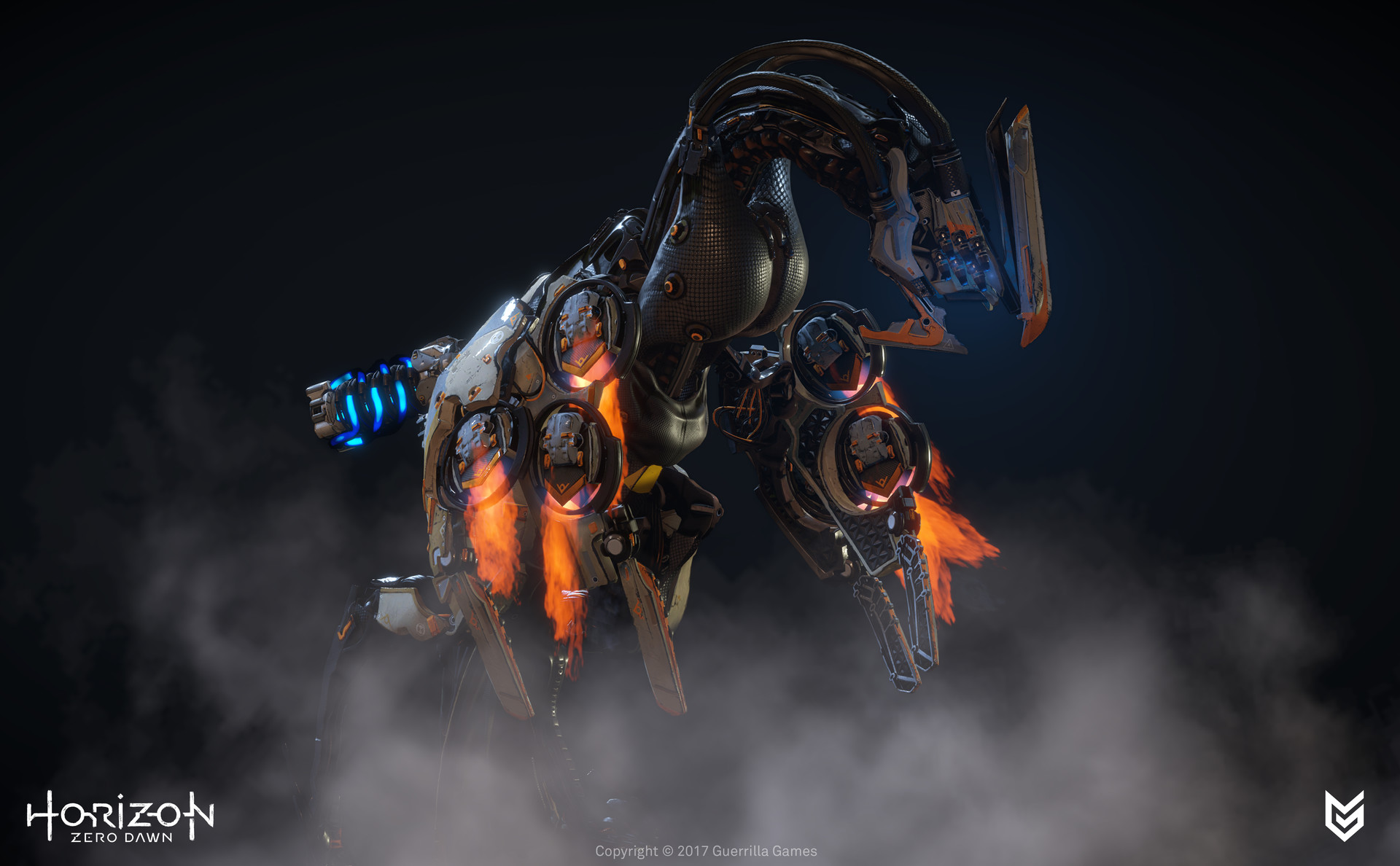 Tom Delboo - Horizon Zero Dawn - Longleg - Texturing