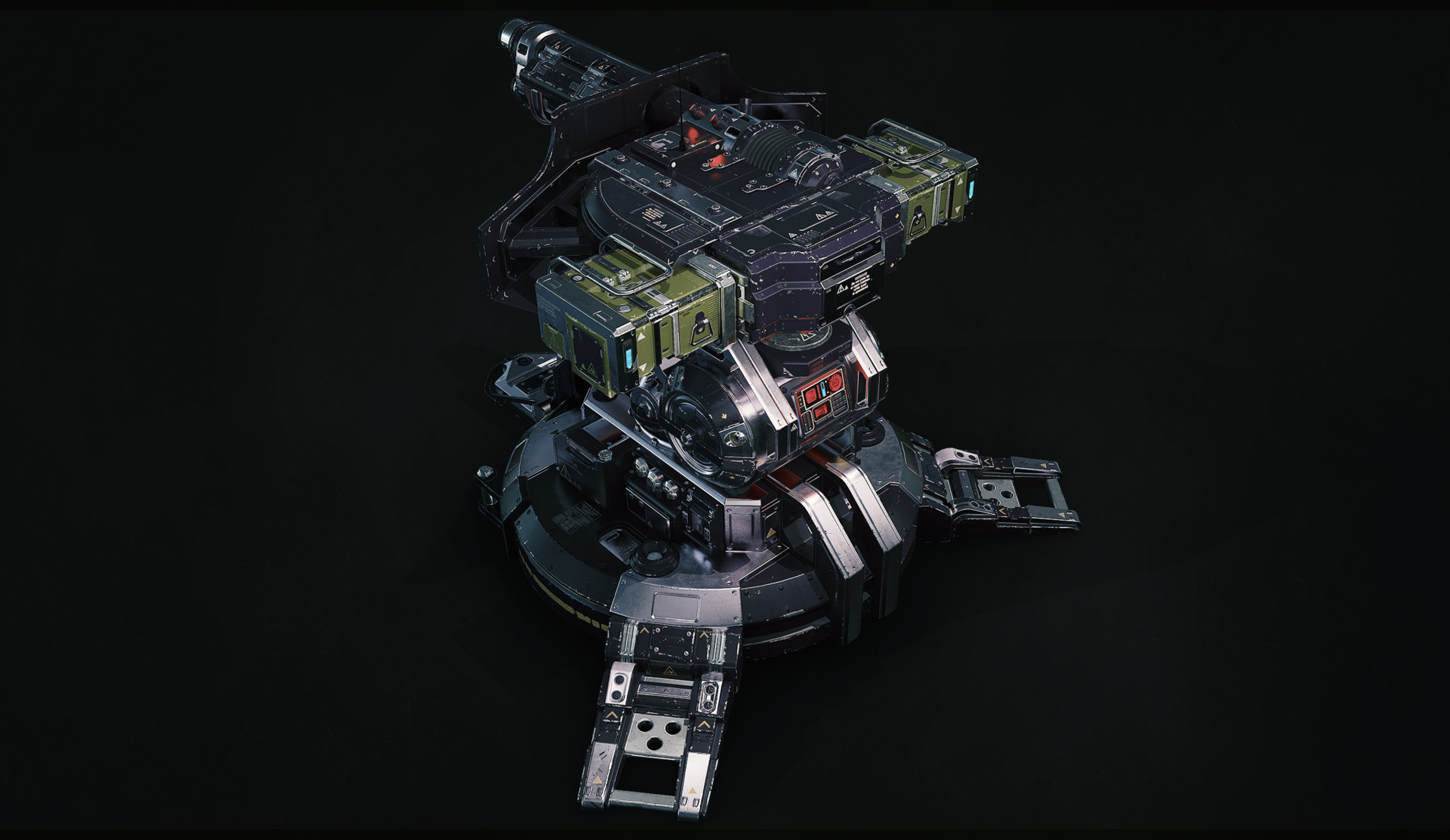 Bartek Nowak - 'Sci-Fi Turret #2' Polycount Challenge