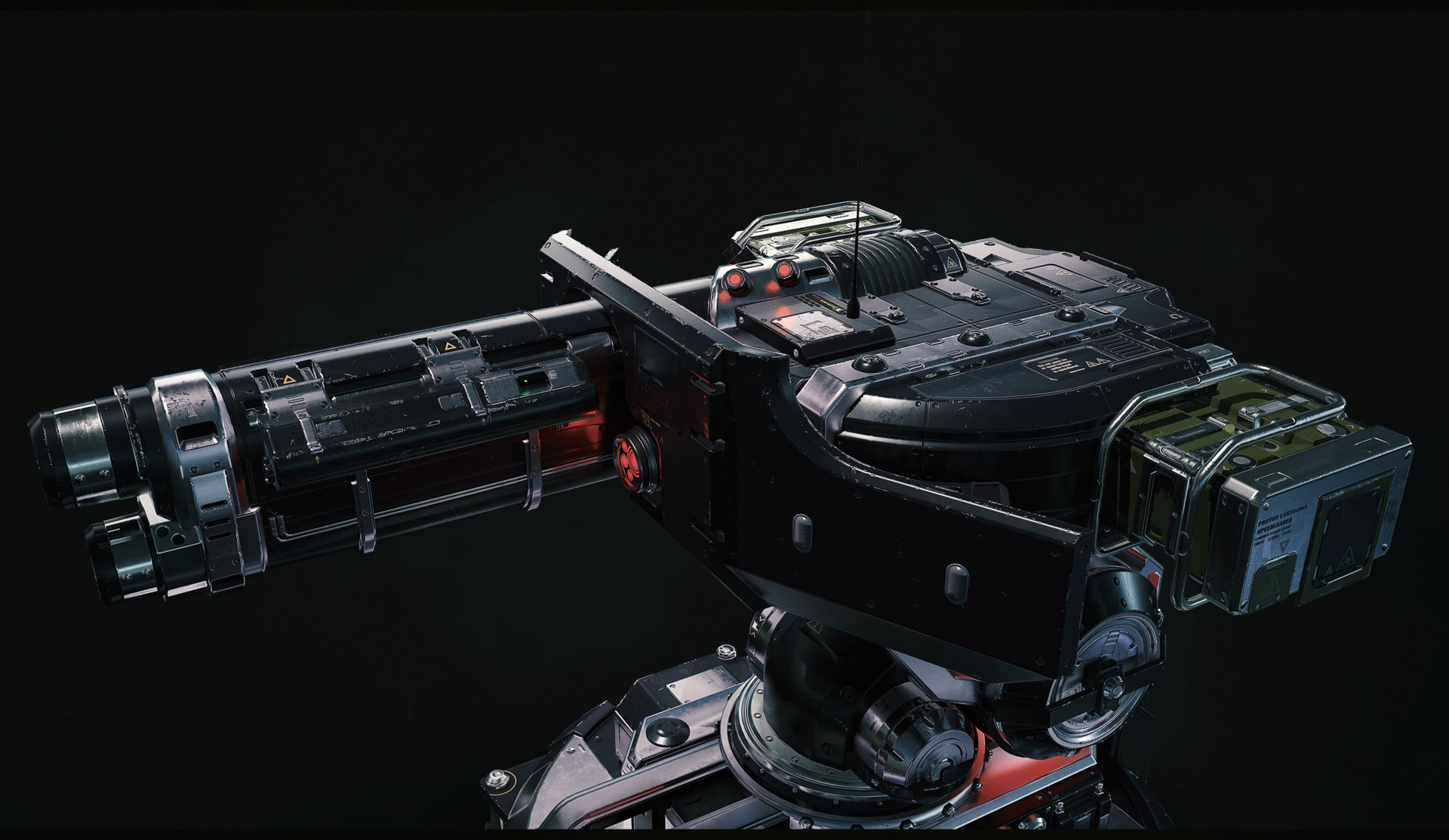 Bartek Nowak - 'Sci-Fi Turret #2' Polycount Challenge