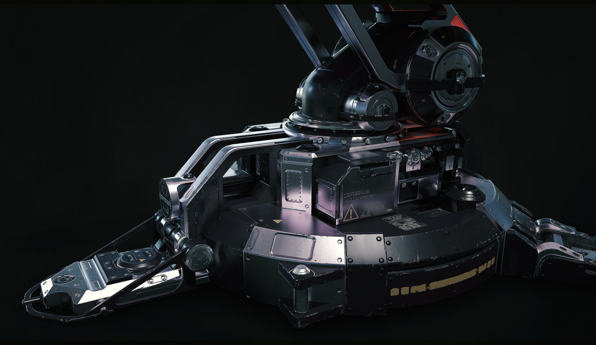 Bartek Nowak - 'Sci-Fi Turret #2' Polycount Challenge