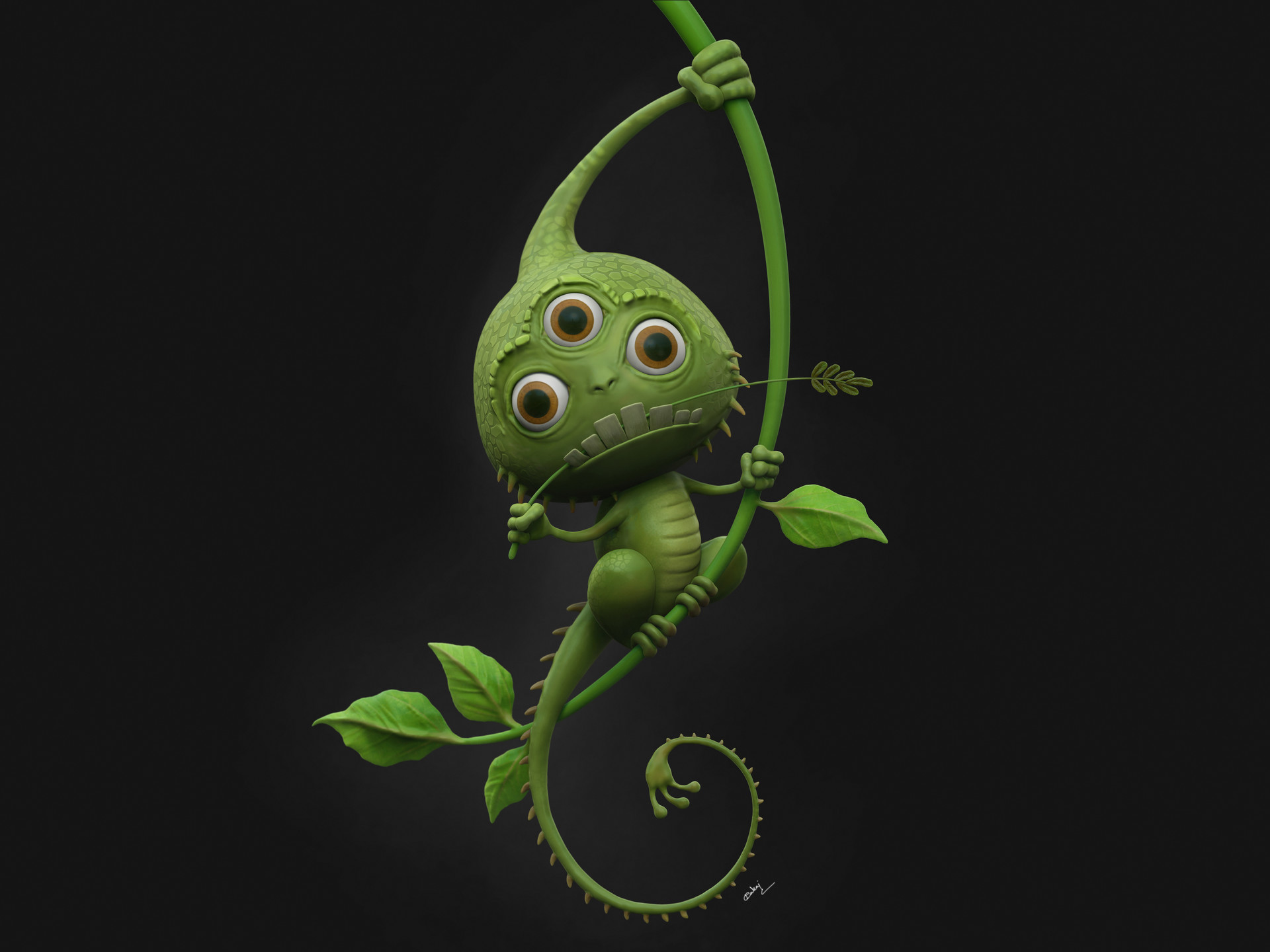 ArtStation - cartoon creature