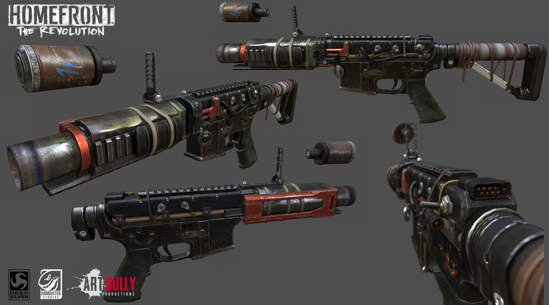 ArtStation - M4 Anti-Drone Weapon Variant