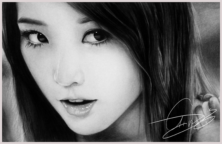 drawing faces korean
