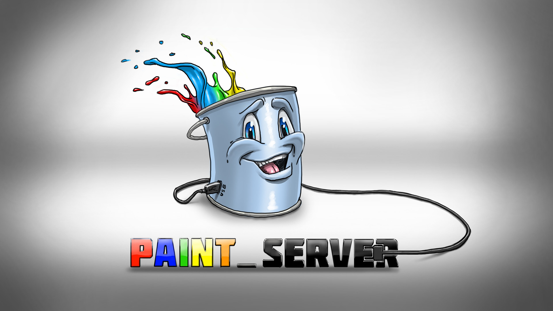 ArtStation - PaintServer Mascot Concept