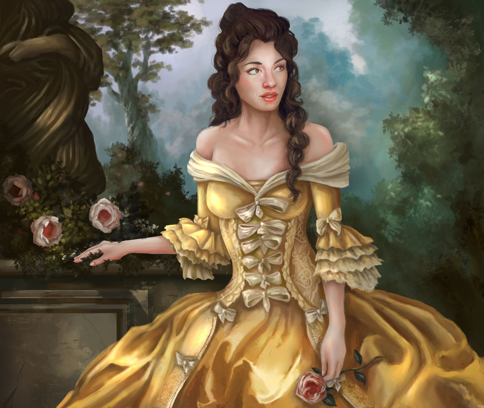 ArtStation - Rococo Belle