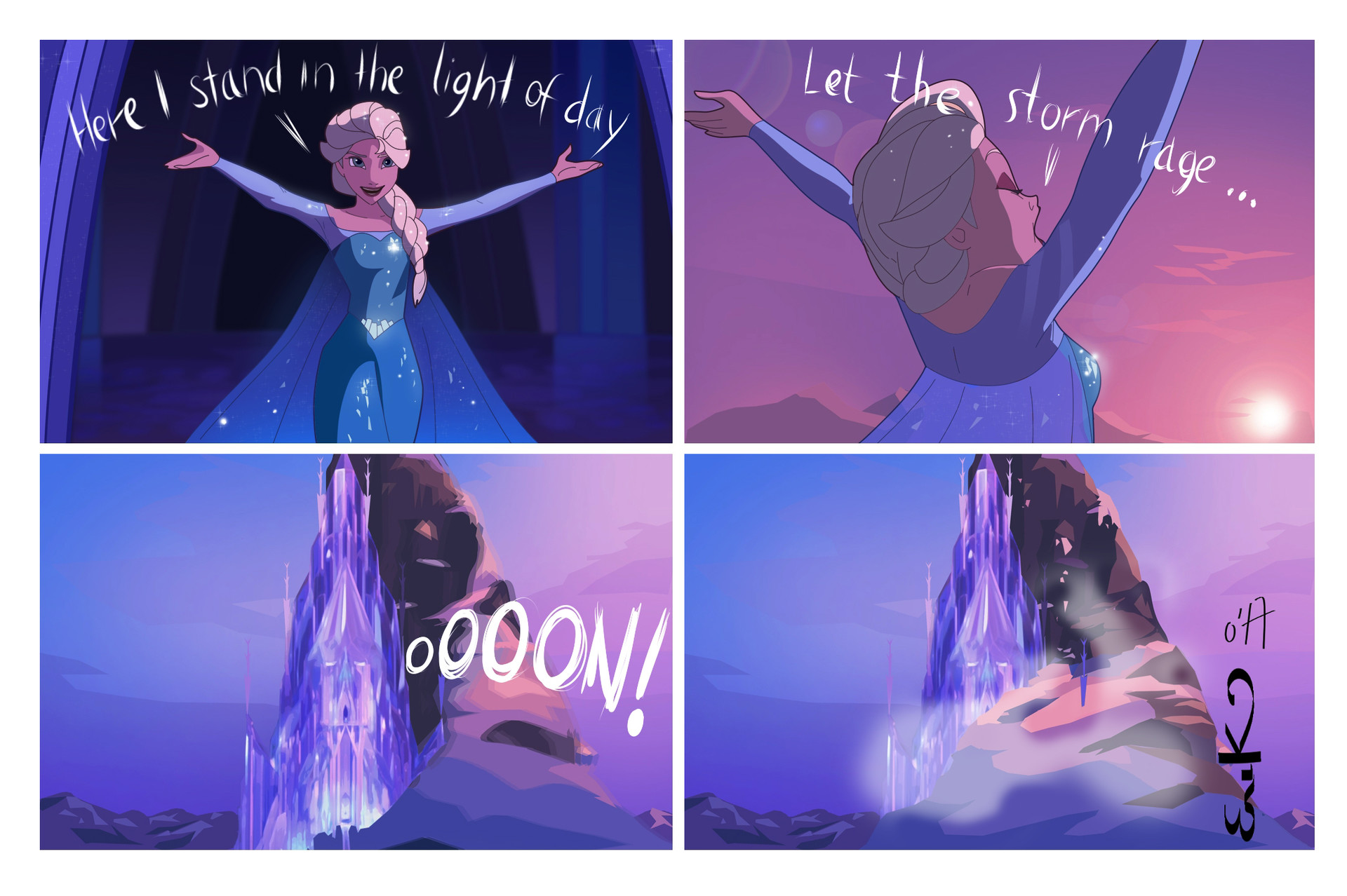 The Cold Never Bothered Me Anyway Wallpaper