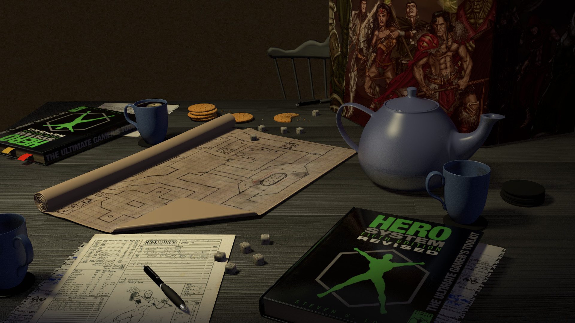 ArtStation - Gaming table