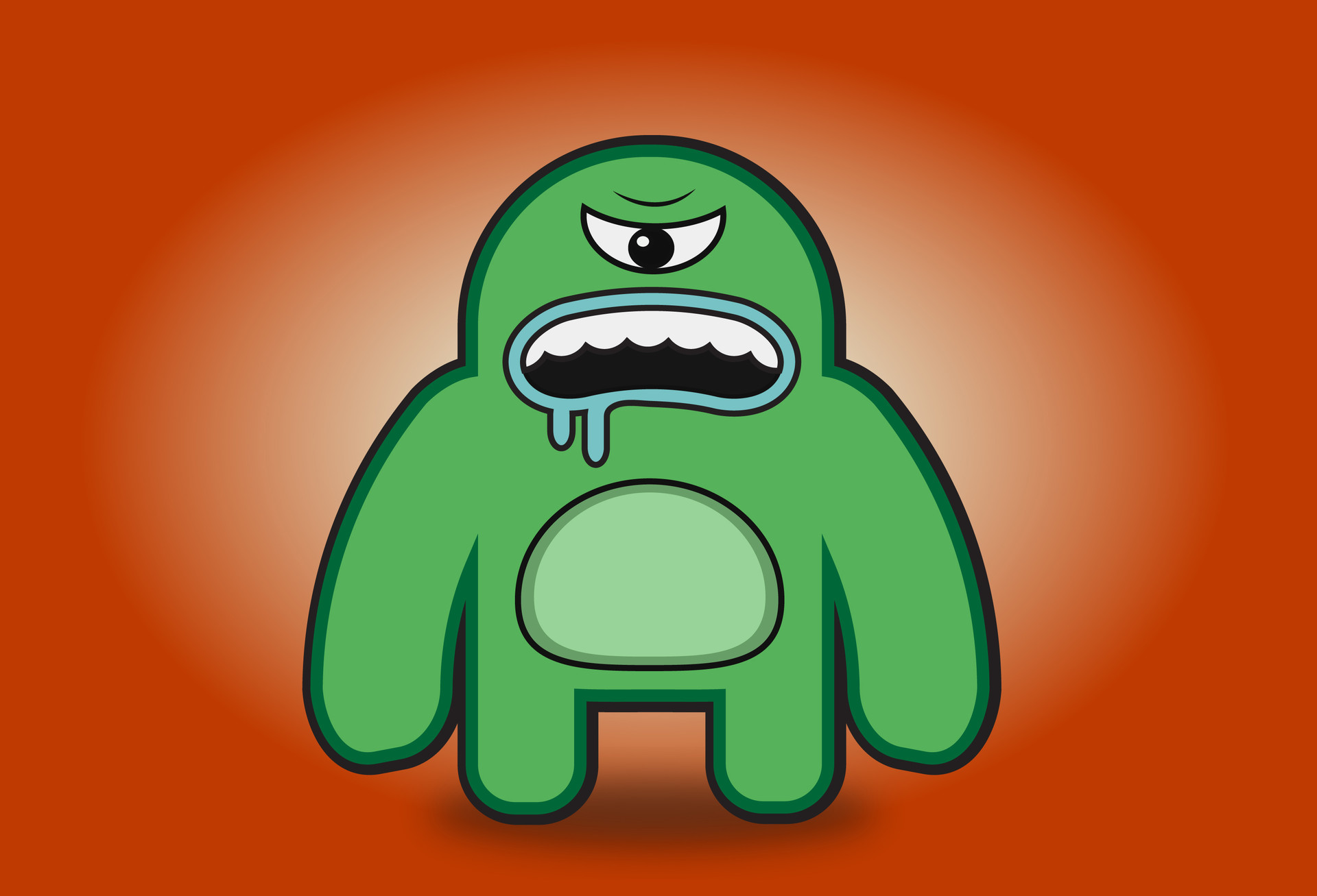 ArtStation - Green monster