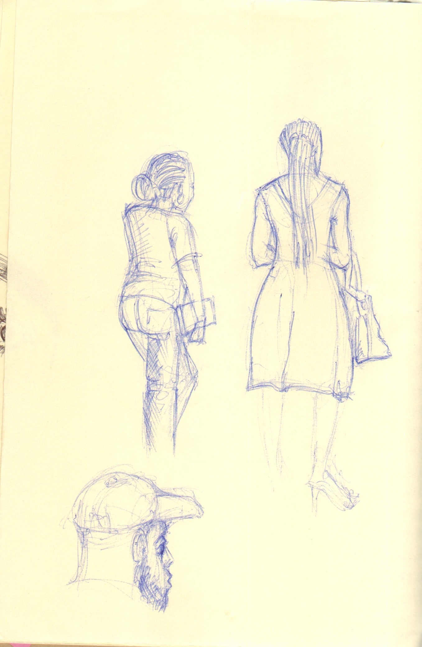 ArtStation - quick sketches with biro pen