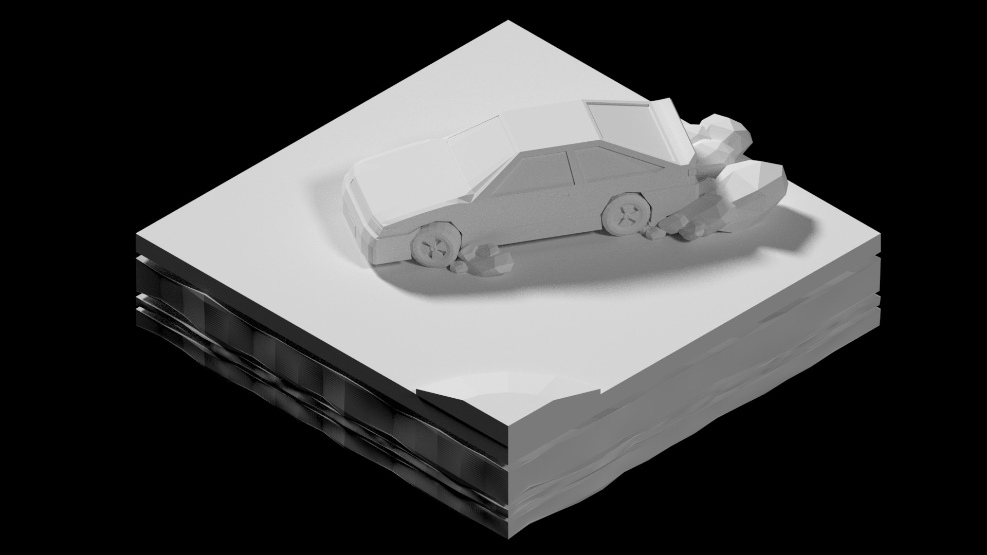 Mohamad Imtinan Nauval - Low Poly Drift Car