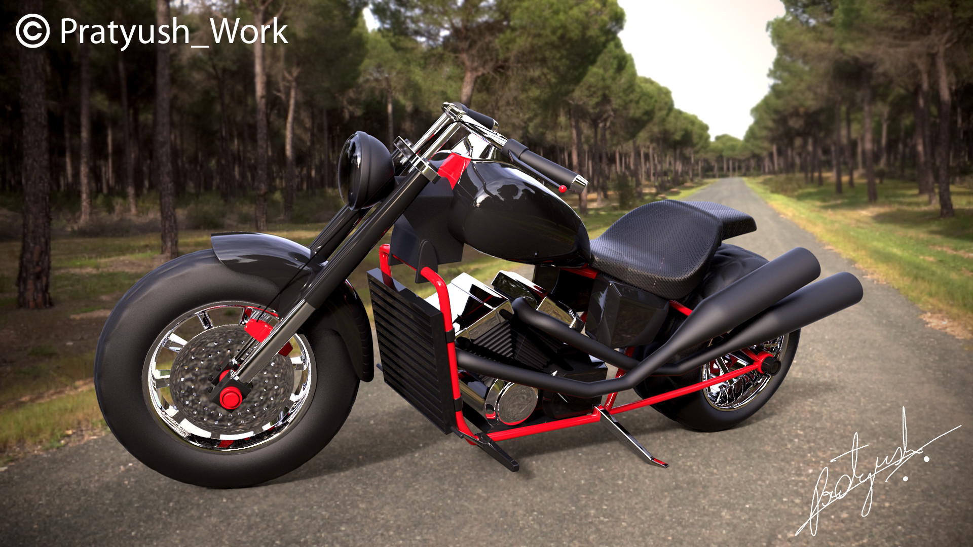 ArtStation - Custom Bike Design