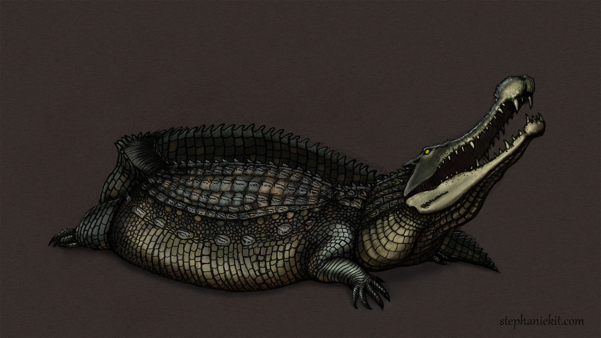 ArtStation - Sarcosuchus