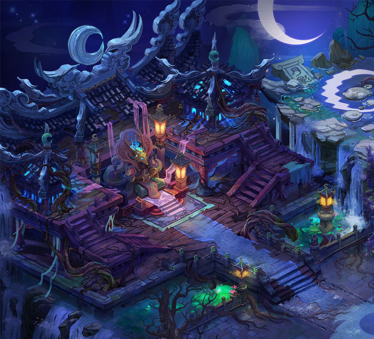 ArtStation - the architectural design for a game