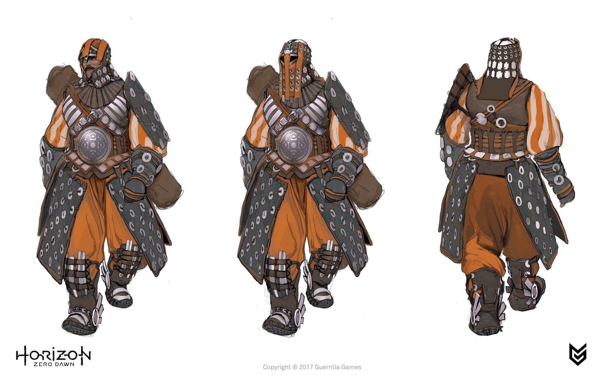 Ilya Golitsyn - Horizon: Zero Dawn - tribes concept art