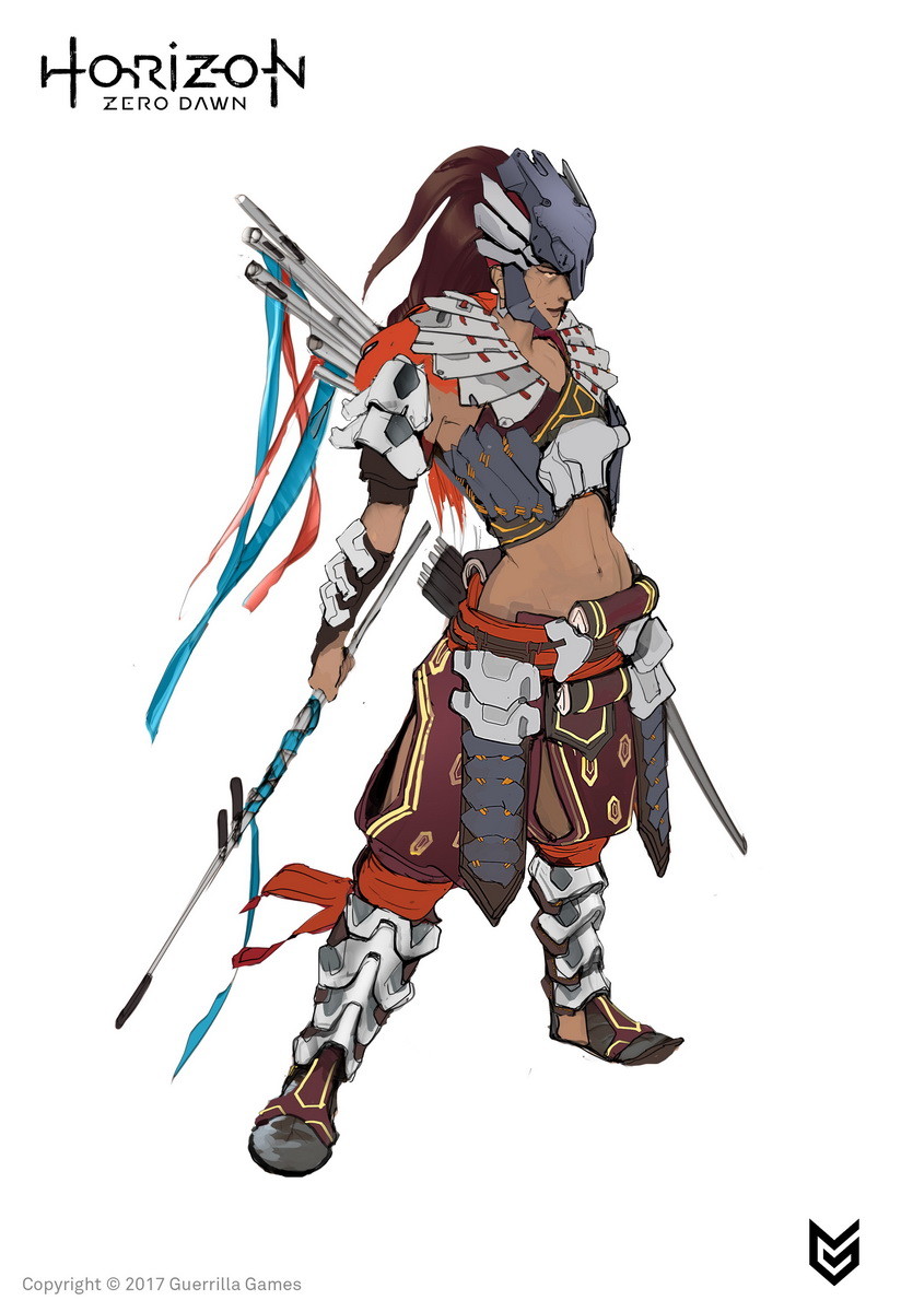 Ilya Golitsyn - Horizon: Zero Dawn - tribes concept art