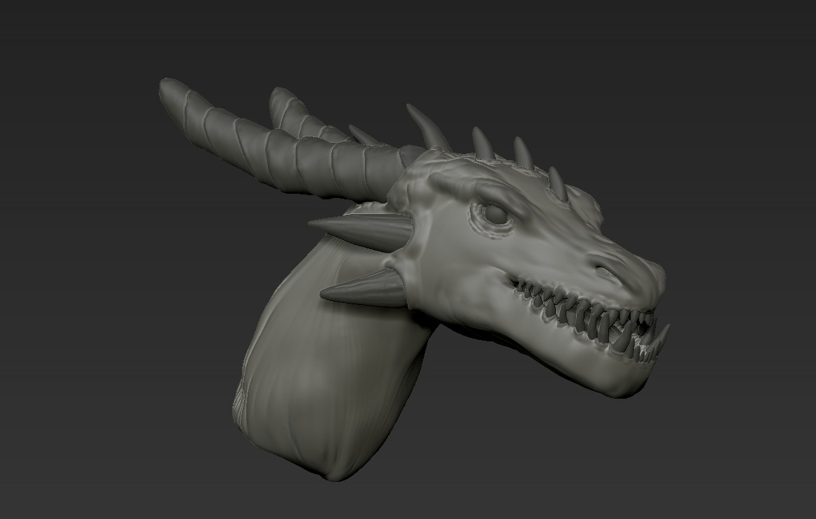 ArtStation - Dragon Bust