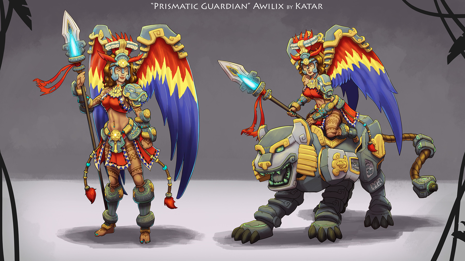 ArtStation - Scarlet Macaw Awilix