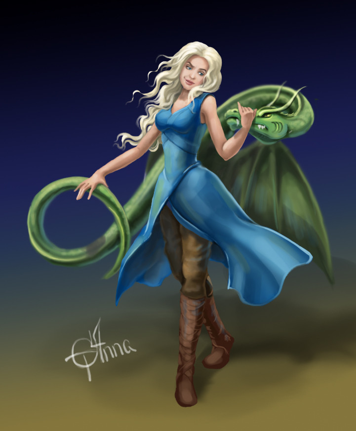 ArtStation - Daenerys Targaryen Stormborn