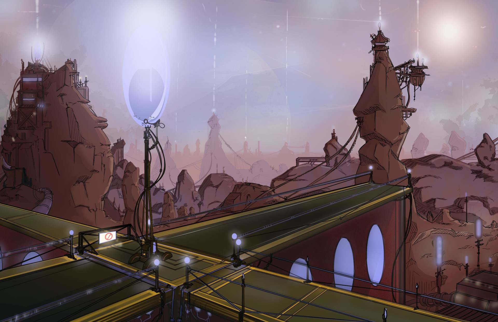 ArtStation - Distance Planet Concepts