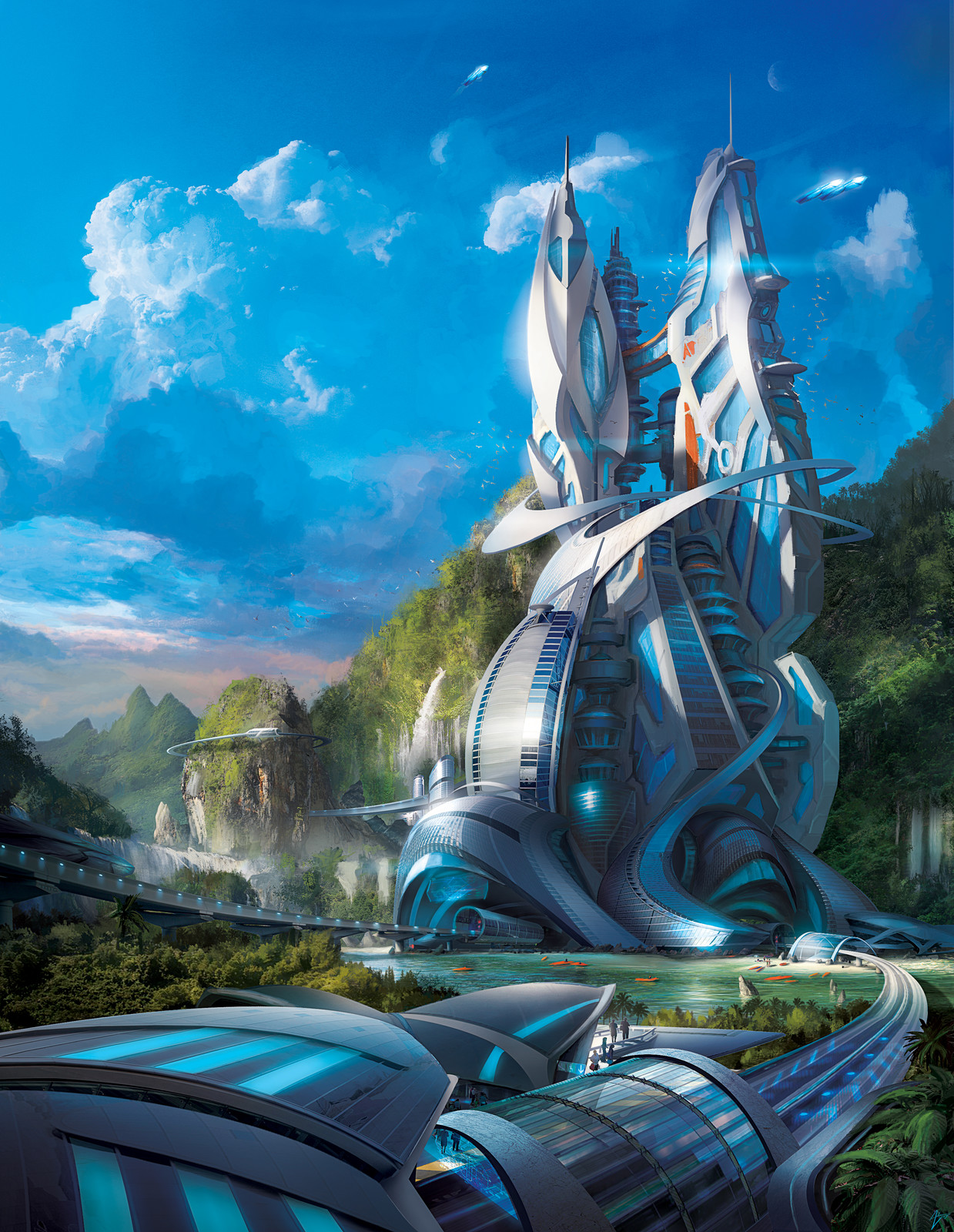 Adam Varga - Scifi City