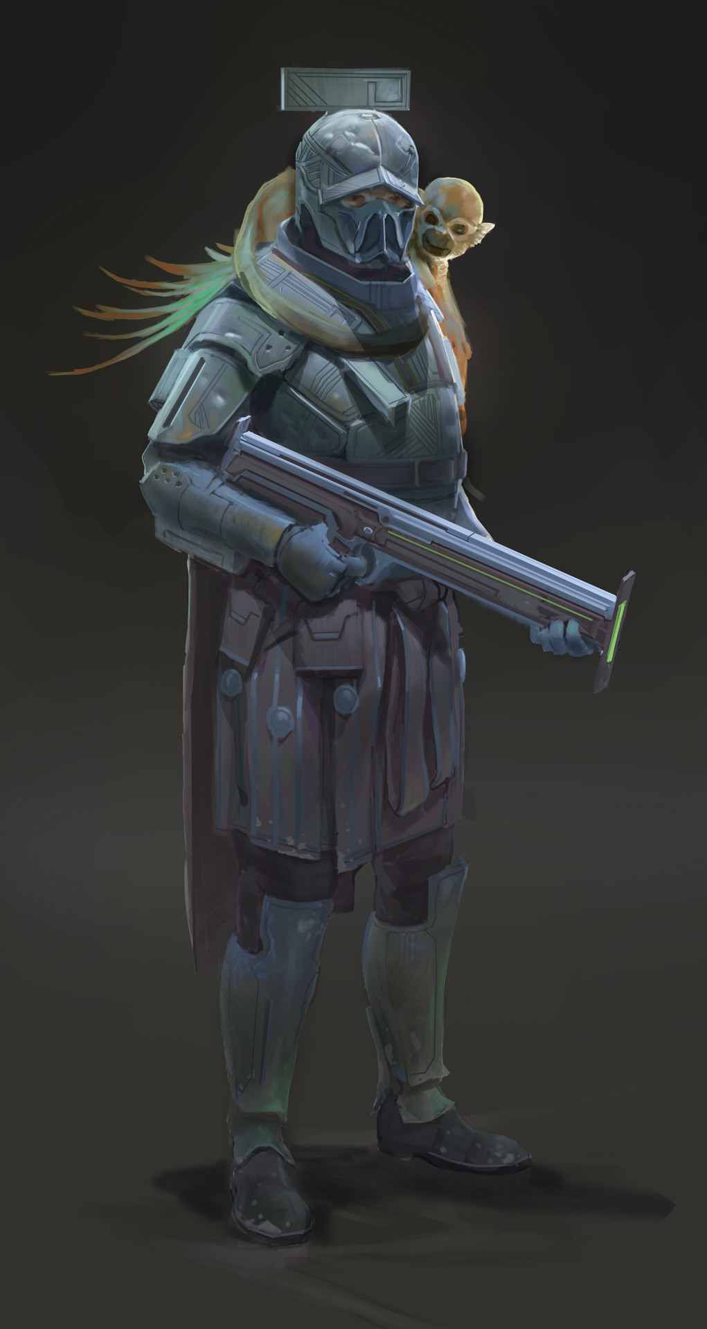 ArtStation - A monkey and his companion-