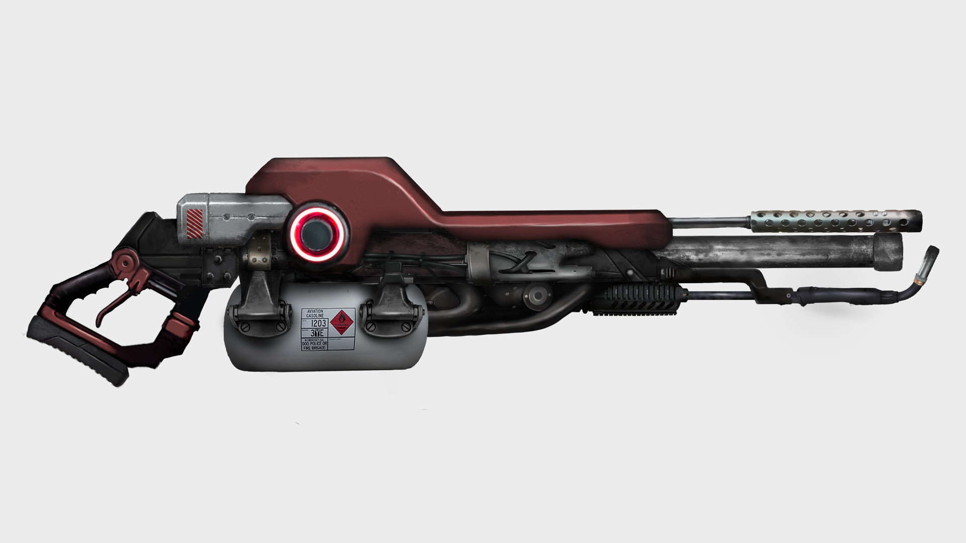 ArtStation - Post-Apocalyptic Flamethrower