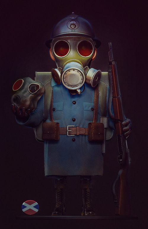 ArtStation - Mask Soldier
