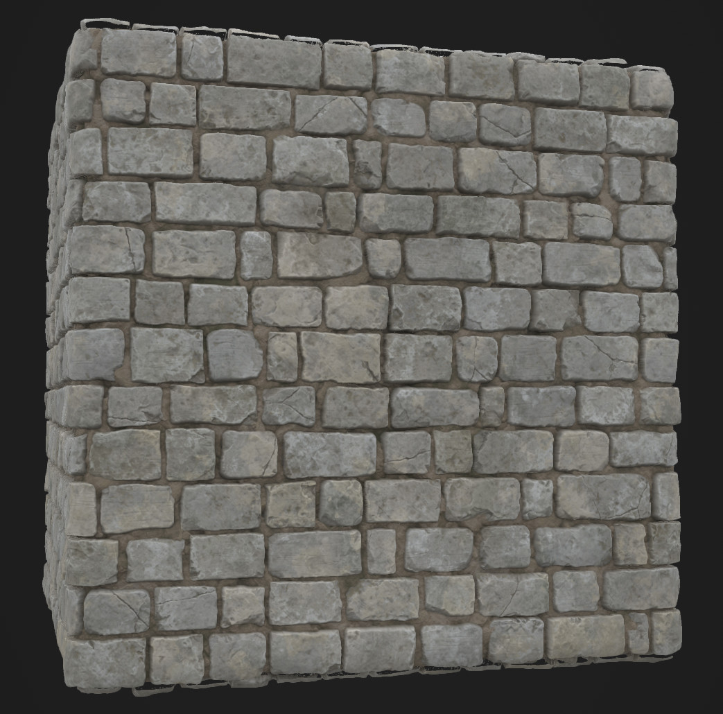 ArtStation - Substance Designer Stone Wall