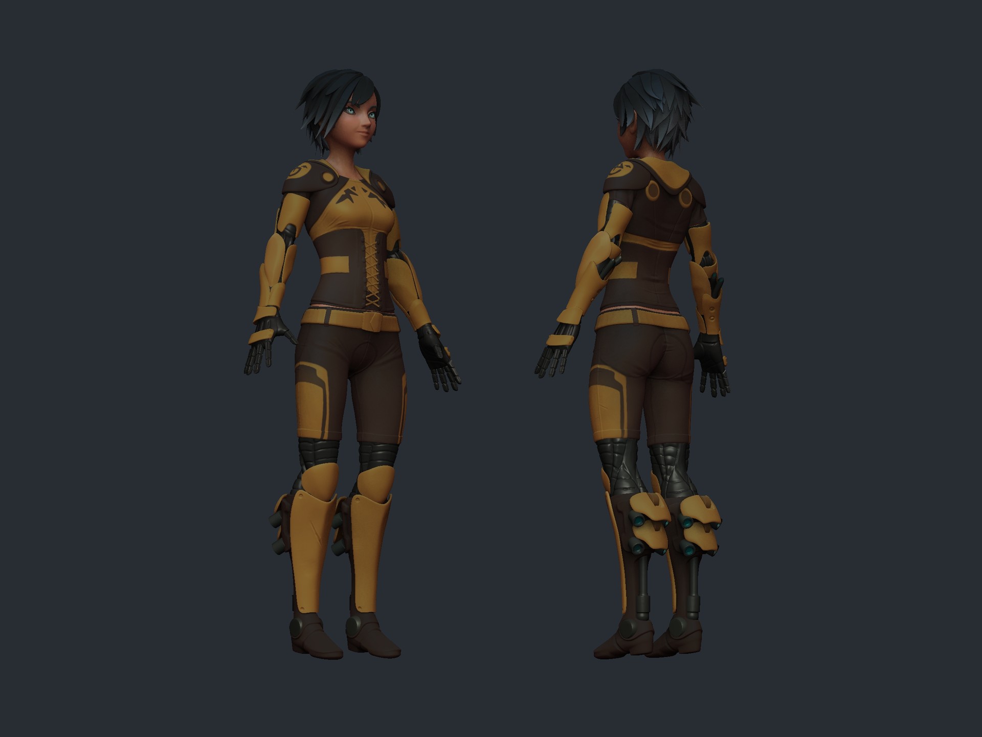 ArtStation - Second pass on the Rogue Girl