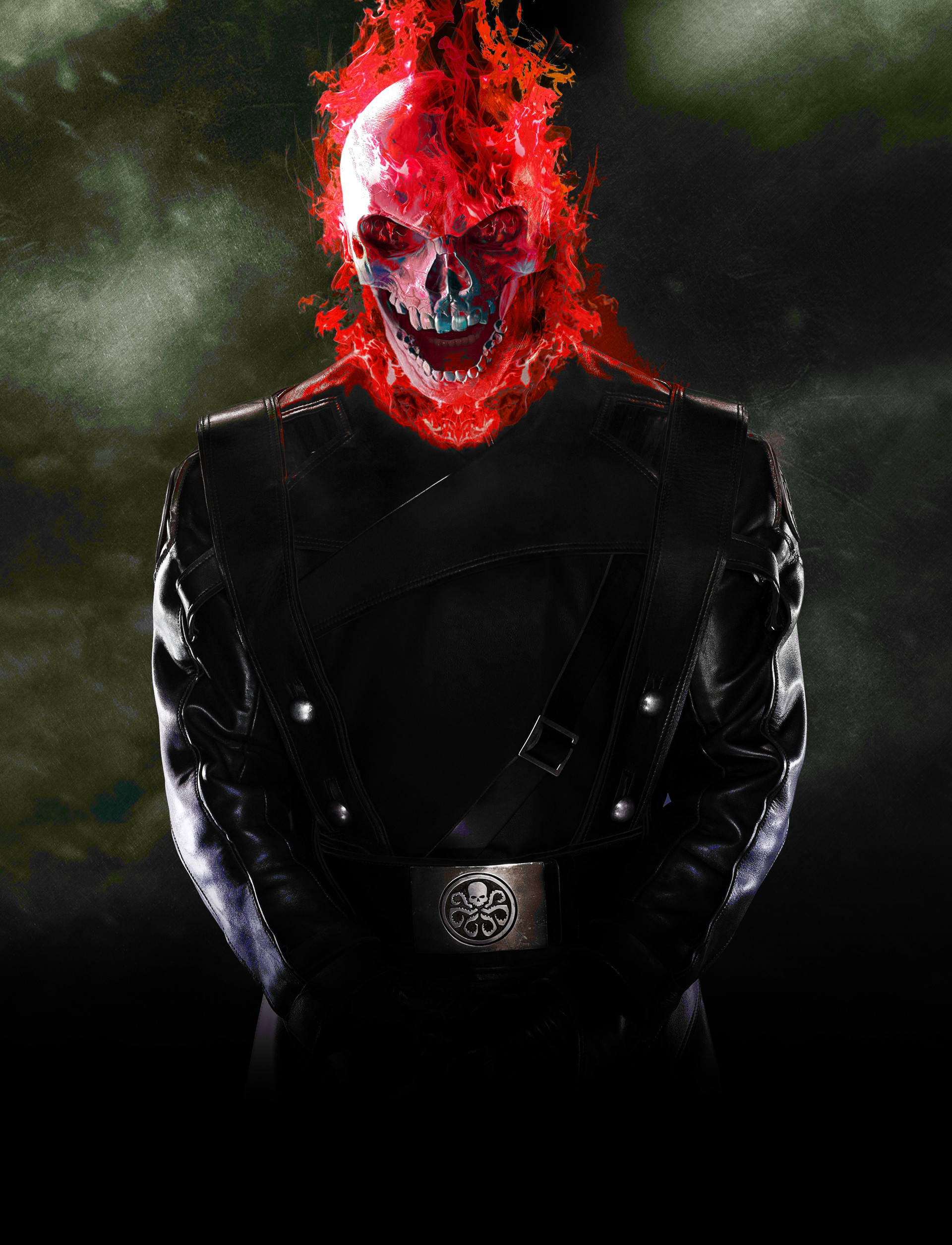 ArtStation - fire skull