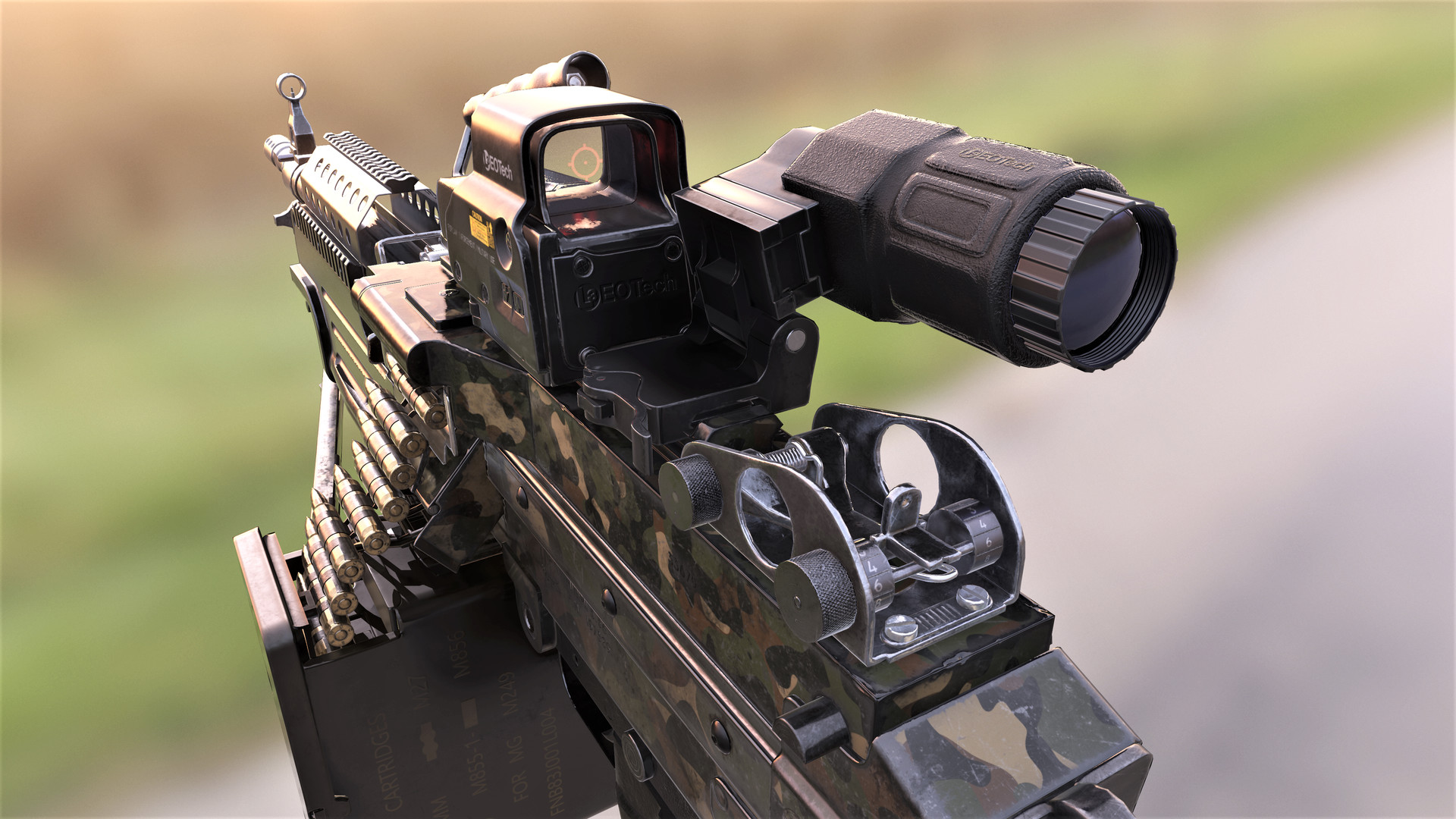 ArtStation - M249 Camo version 1