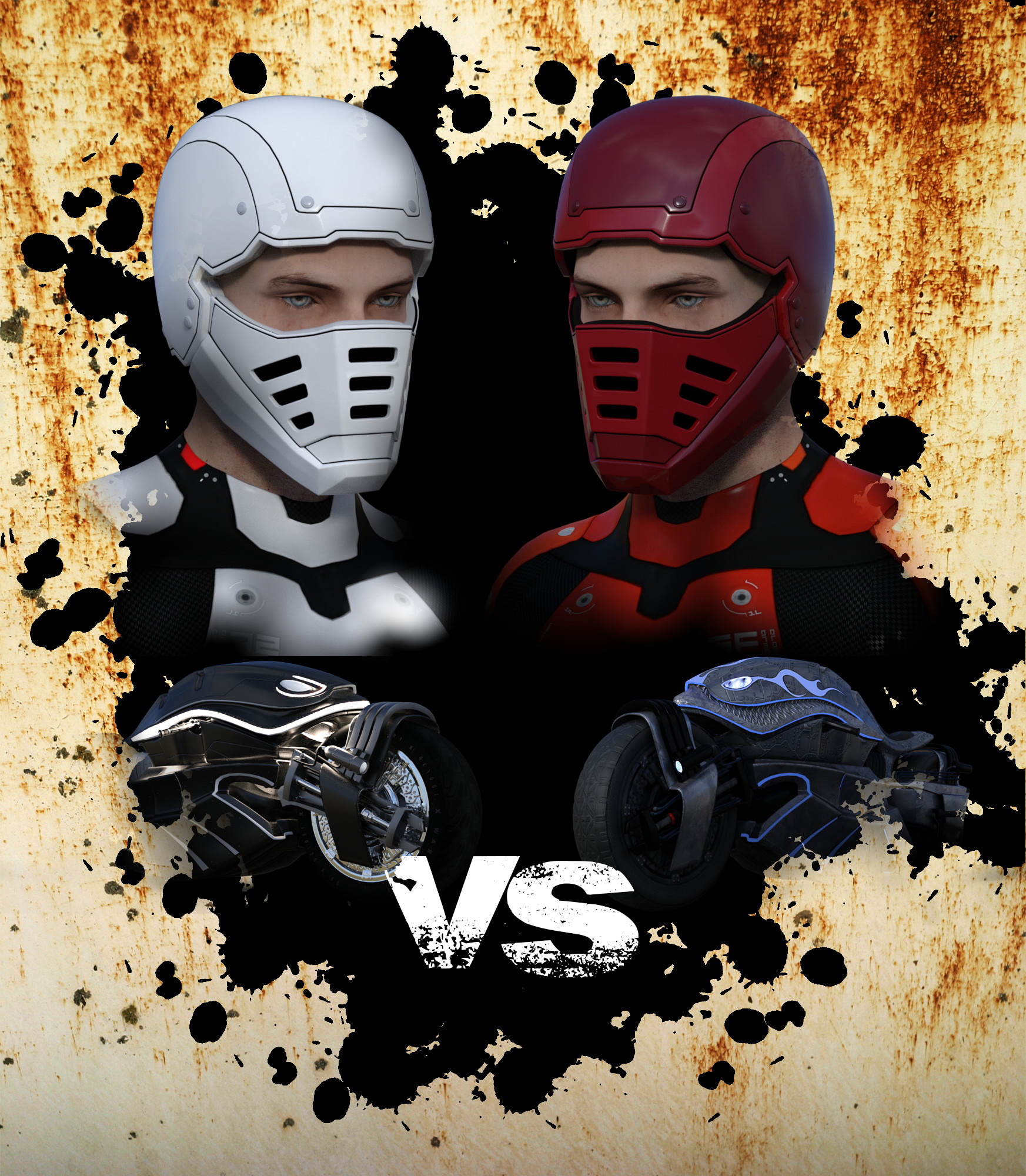 ArtStation - Motorcycle Racers