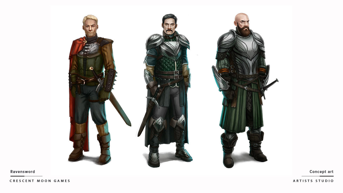 Artists Studio - "Ravensword" Characters