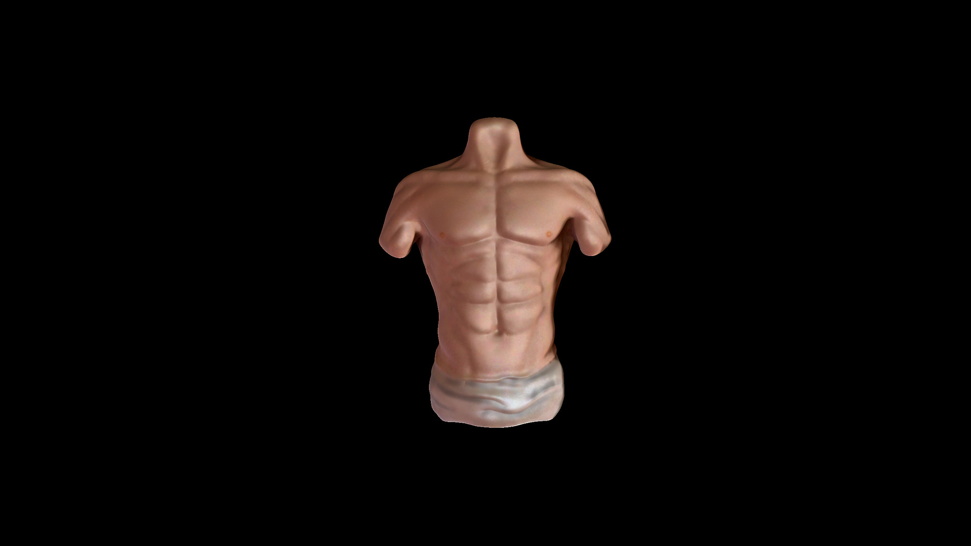 ArtStation - Male Torso (Anatomy Study)