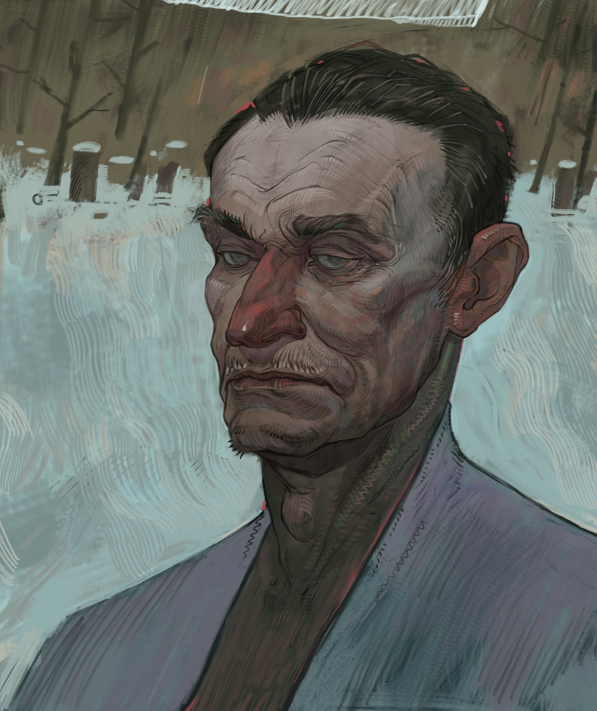 ArtStation - Old man portrait, Azat Nurgaleev