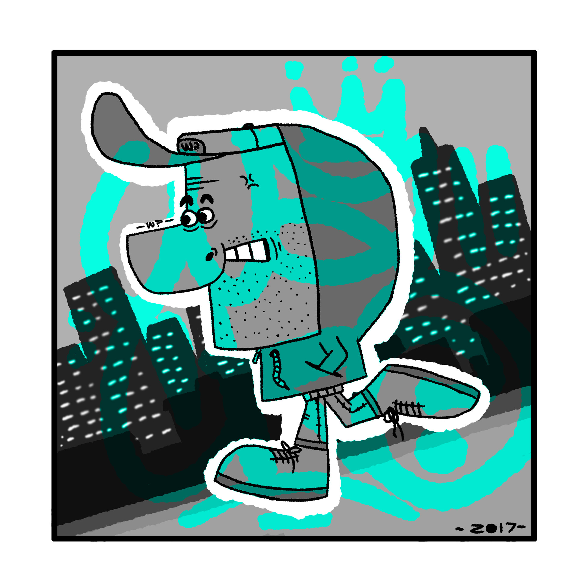 ArtStation - rapper cartoon