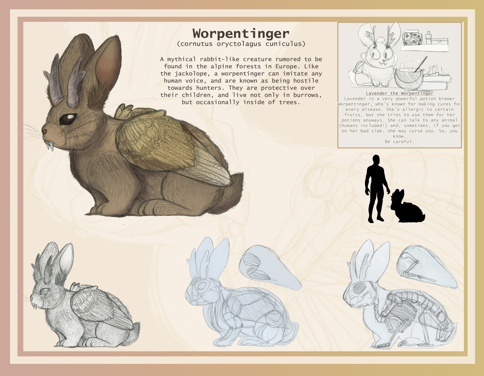 Brianna Varner - Mythical Creature Study [Worpentinger]