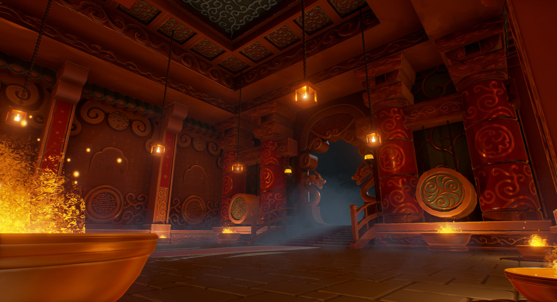 ArtStation - Mogu'Shan Palace Throne Room