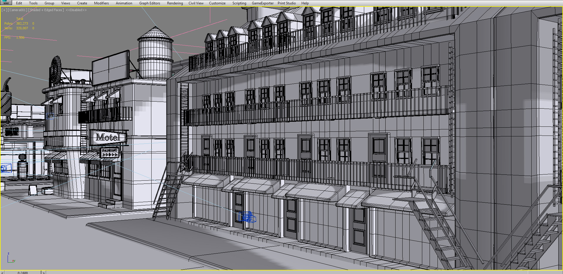Zohir Meddane - 3D Environment Modeling Fifties Street (Work in progress)